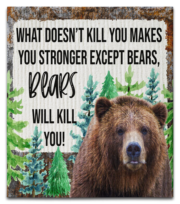 What Doesn't Kill You Dishcloth – CJ Bella Co.