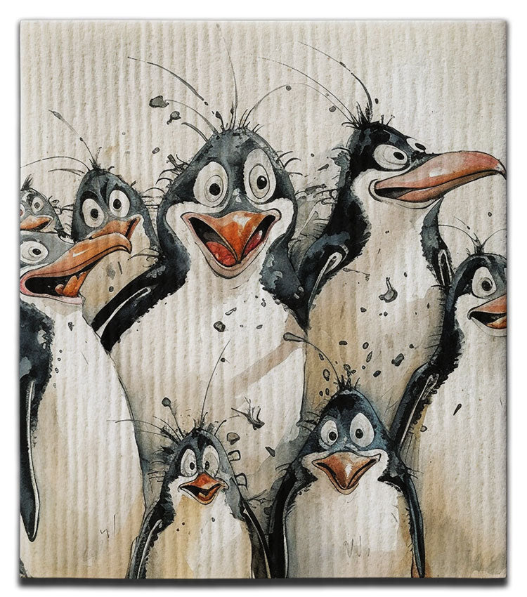 Penguins Dishcloth – CJ Bella Co.