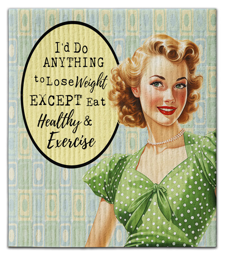 I'd Do Anything Dishcloth – CJ Bella Co.