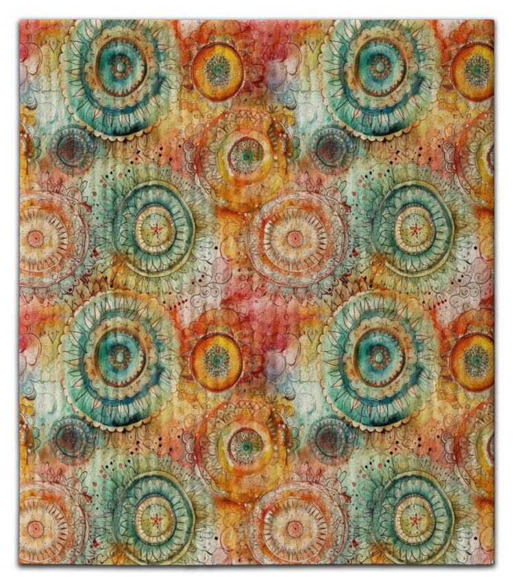 Mandalas Brown Dishcloth – CJ Bella Co.