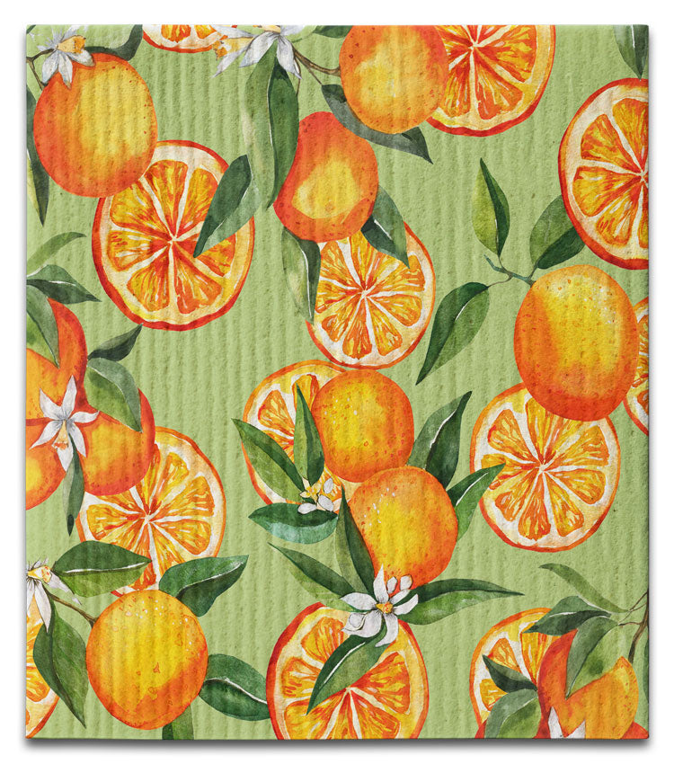 Oranges Dishcloth – CJ Bella Co.