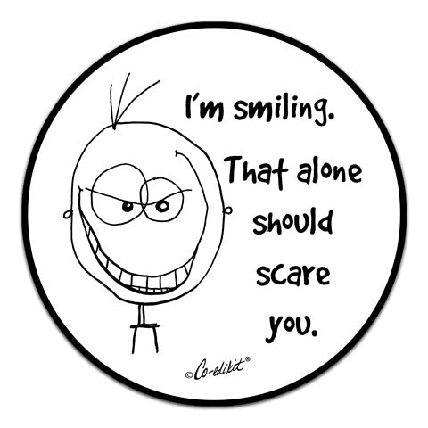"I'm Smiling" Vinyl Decal by Co-Edikit – CJ Bella Co.