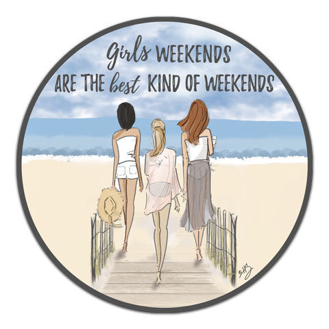 "Girls Weekend" Vinyl Decal by Heather Stillufsen – CJ Bella Co.