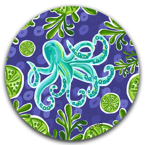 "Octopus" Car Coaster by Tracey Gurley – CJ Bella Co.